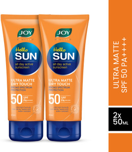 Joy Sunscreen - SPF 50 PA++++ Ultra Matte Dry Touch All Day Activate ...