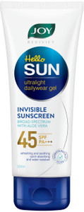 Joy Sunscreen - SPF 50 PA+++ Revivify Hello Sun Invisible Sunscreen Gel ...