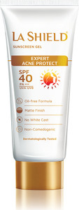 La Shield Sunscreen - SPF 40+ PA+++ SPF 40 PA+++ Mineral Sunscreen Gel ...