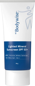 Be Bodywise Sunscreen - SPF 50+ PA++++ Lightest Mineral Sunscreen | 100 ...
