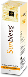 sunbless Sunscreen - SPF 50 PA+++ sunscree gel SPF 50 for complete sun ...