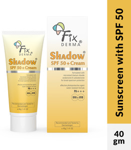 Fixderma Sunscreen - SPF 50+ PA+++ Shadow Sunscreen SPF Cream ...