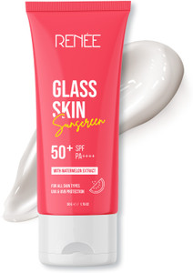 Renee Sunscreen - SPF 50 PA++++ Glass Skin, UVA UVB, Infused Watermelon ...