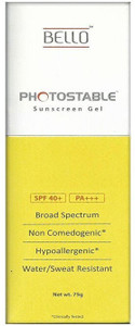 Bello Sunscreen - SPF 50 PA+++ photostable sunscreen gel - Price in ...