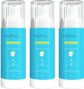Hydrasun Sunscreen - SPF 30 Moisturising Sunscreen Cream : Pack of 3 ...