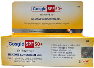 OAKNET Sunscreen - SPF 50 PA+++ Cosglo SPF 50+ Sunscreen Gel - Price in ...