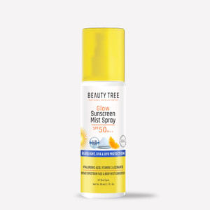 BEAUTY TREE Sunscreen - SPF 50 PA+++ Glow Sunscreen Mist Spray with UVA ...