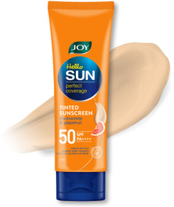 Joy Sunscreen - SPF SPF 50 PA+++ Tinted Mattifying Sunscreen with ...