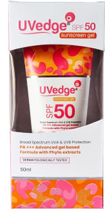 Aurelderma Sunscreen - SPF 50 PA+++ UVedge SPF 50 Sunscreen gel - Price ...