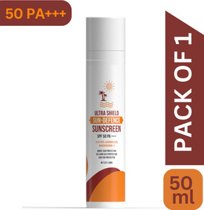 Circle Skincare Sunscreen - SPF 50 PA+++ ULTRA SHIELD SUN DEFENCE ...