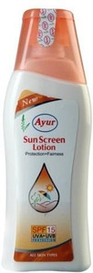 AYUR HERBALS Sunscreen - SPF 15 Sun Sunscreen lotion Spf-15 - Price in ...