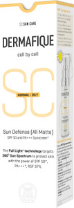 Dermafique Sunscreen - SPF 50 PA++ Sun Defense All Matte, SPF 50, PA ...