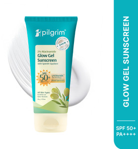 Pilgrim Sunscreen - SPF 50 PA+++ Niacinamide Glow Sunscreen with UVA ...