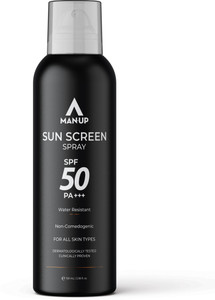 Man-Up Sunscreen - SPF 50 PA+++ Sun Screen Spray, Water Resistant For ...