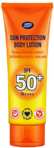 Boots Sunscreen - SPF 50+ PA++++ SUN PROTECTION BODY LOTION SPF 50+ PA ...