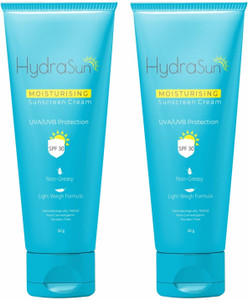 Hydrasun Sunscreen - SPF 30 Moisturising Sunscreen Cream : Pack of 2 ...