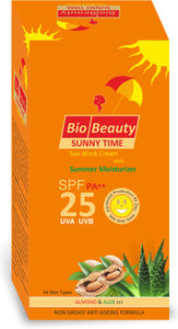 BioBeauty Sunscreen - SPF 50 PA++ Sunny Time Sun Block Cream - Price in ...