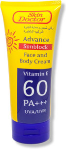 SKIN DOCTOR Sunscreen - SPF 50 PA+++ advance sunblock face and body ...