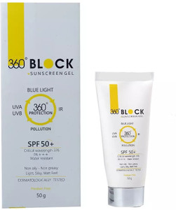 360 Block Sunscreen - SPF 50 PA+++ Sunscreel Gel - Price in India, Buy ...