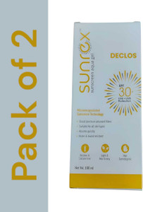 DECLOS Sunscreen - SPF 50 PA+++ sunrex sunscreen aqua gel - Price in ...