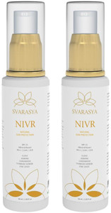 Svarasya Sunscreen - SPF 21 PA+++ Natural Sunscreen lotion (Jasmine ...