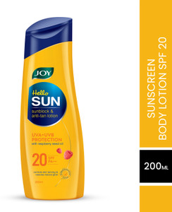 Joy Sunscreen - SPF 50 PA++ Sun Sunblock & Anti-Tan Lotion Sunscreen ...