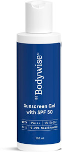 Be Bodywise Sunscreen - SPF 50 PA+++ Suncreen Gel with SPF 50 PA+++ for ...