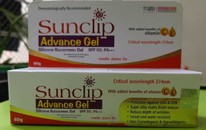 SunClip Sunscreen - SPF 50 PA+++ Advance Gel silicon sunscreen Gel SPF ...