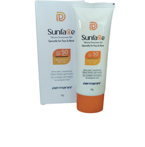 Dermarex Sunscreen - SPF 50 PA+++ Sunface Silicone Sunscreen Gel ...