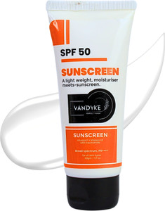 Vandyke Sunscreen - SPF 50 PA++++ Multi Vitamin Face Sunscreen for ...