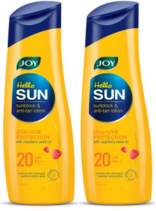 Joy Sunscreen - SPF SPF 20 PA++ Body Sunscreen Lotion For Tan Control ...