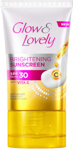 Glow & Lovely Sunscreen - SPF SPF 30 PA+++ PA+++ Brightening Sunscreen ...