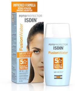isdiN Sunscreen - SPF 50 FOTOPROTECTOR FUSION WATER SUNSCREEN SPF 50 ...