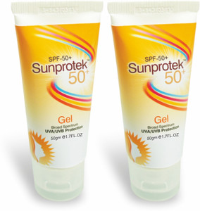 Sunprotek Sunscreen - SPF 50 PA+++ Sunscreen Gel With SPF 50+ & PA ...