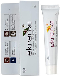 Ekran Sunscreen - SPF 50 PA++++ Silicon Sunscreen Gel (Pack of 1 ...