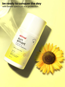 skinnsi Sunscreen - SPF 50 PA+ Sun smart ultra matte cream gel ...