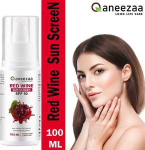 Qaneezaa Sunscreen - SPF 50 PA+++ Sun Screen Red Wine For Women 100ML ...