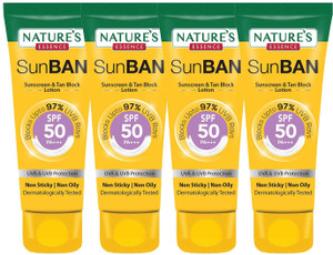 Nature's Essence Sunscreen - SPF 50 Sunban Sunscreen Spf50_60Ml (pack ...