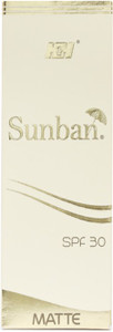 sunban Sunscreen - SPF 50 PA+++ MATTE - Price in India, Buy sunban ...