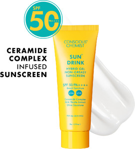 Conscious Chemist Sunscreen - SPF 50 PA++++ Sun Drink Hybrid ...