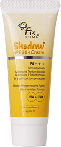 Fixderma Shadow Sunscreen SPF 50+ Cream Sample, Sunscreen for Dry Skin ...