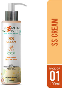 Herbal Friend Sunscreen - SPF 50 PA++ Sun Shield, SS Cream with no ...