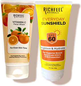 RICHFEEL Sunscreen - SPF 50 Sunscreen - SPF 60 Sunshield with SPF 60 ...