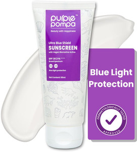 Purple Pompa Sunscreen - SPF 50 PA++++ Ultra Blue Shield Sunscreen ...