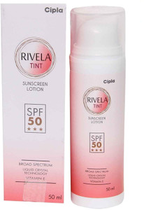 Cipla Sunscreen - SPF 50 PA+++ RIELA TINT SUNCREEN LOTION - Price in ...