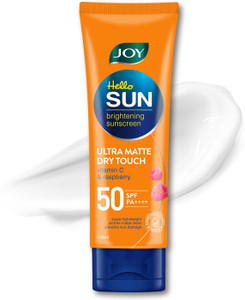 Joy Sunscreen - SPF 50 PA++++ Ultra Matte Dry Touch Sunscreen For Oily ...