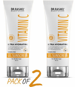 DR.RASHEL Sunscreen - SPF 60 PA+++ Vitamin C Gel Sunscreen Ultra ...