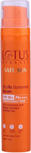 LOTUS HERBALS Sunscreen - SPF 60 PA++++ Safesun UltraRX Sunscreen Serum ...