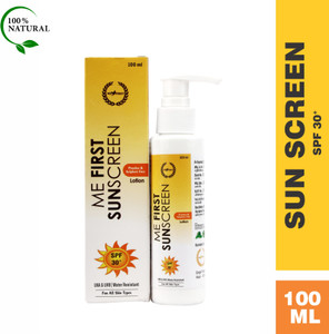 ME FIRST Sunscreen - SPF 30+ Sunscreen Lotion For Men & Women ...