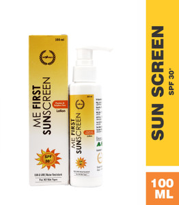 ME FIRST Sunscreen - SPF 50 PA++ Sunscreen Lotion SPF30+ Best For ...